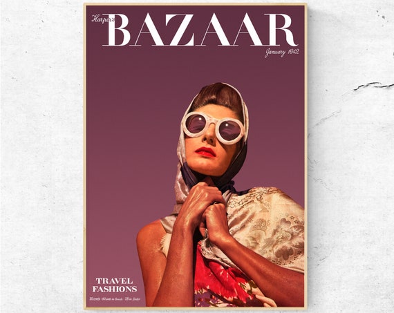 Vintage Couture Magazine Cover Prints