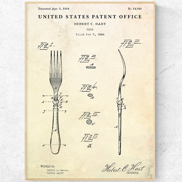 Fork Art - Etsy