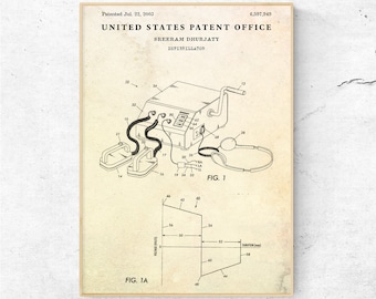 MRI Machine Patent Print Art 1982 magnetic Resonance Imaging - Etsy