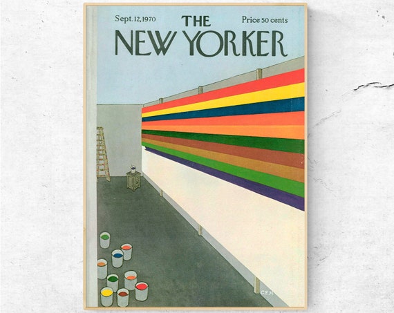 Vintage Magazine Cover Poster. Retro Wall Art Print. September - Etsy