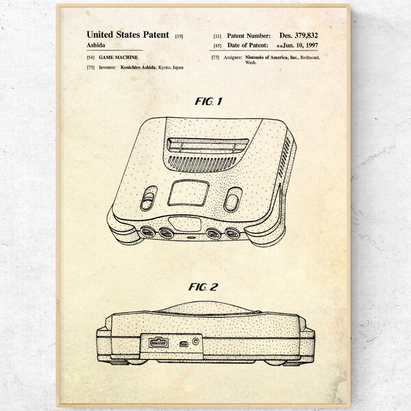 Vintage Nintendo Wall Art - Etsy