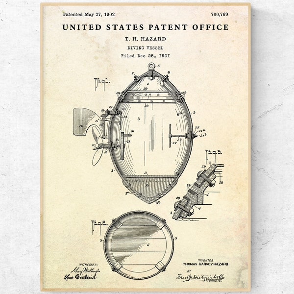 Steampunk Submarine Prints - Etsy