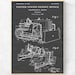 Bulldozer 1938 Patent Print. Heavy Equipment Inventions Earth Mover ...