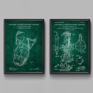 Neutronic Reactor & Atomic Bomb Fat Man Patent Wall Art. Nuclear ...