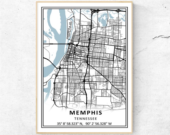 Map Of Tennessee Memphis Tenneesee