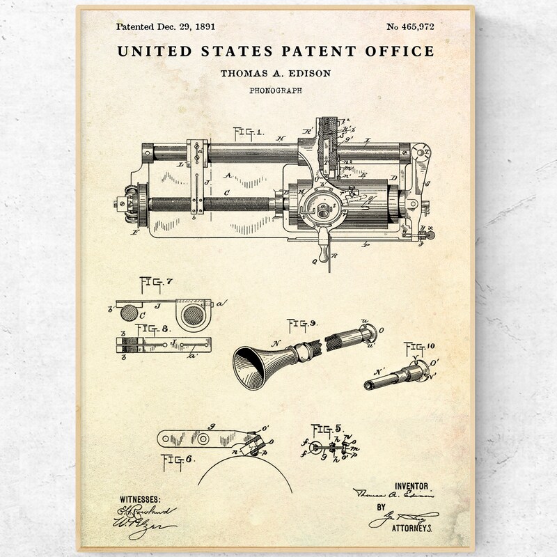 Antique Phonograph - Etsy