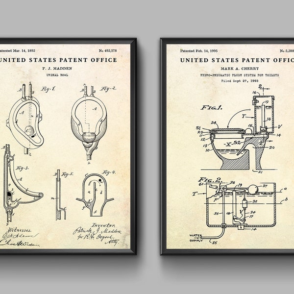 Urinal Poster - Etsy