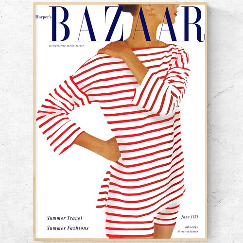 Retro Fashion Wall Art. Magazine Cover Print. January 1942 - Etsy