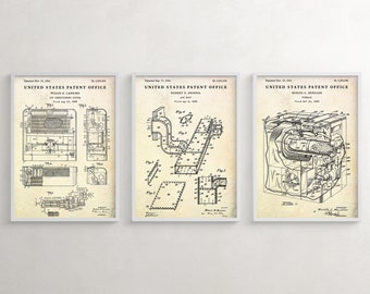 HVAC Tech Gift: Air Conditioner Patent Poster, Vintage Home Decor, Air ...