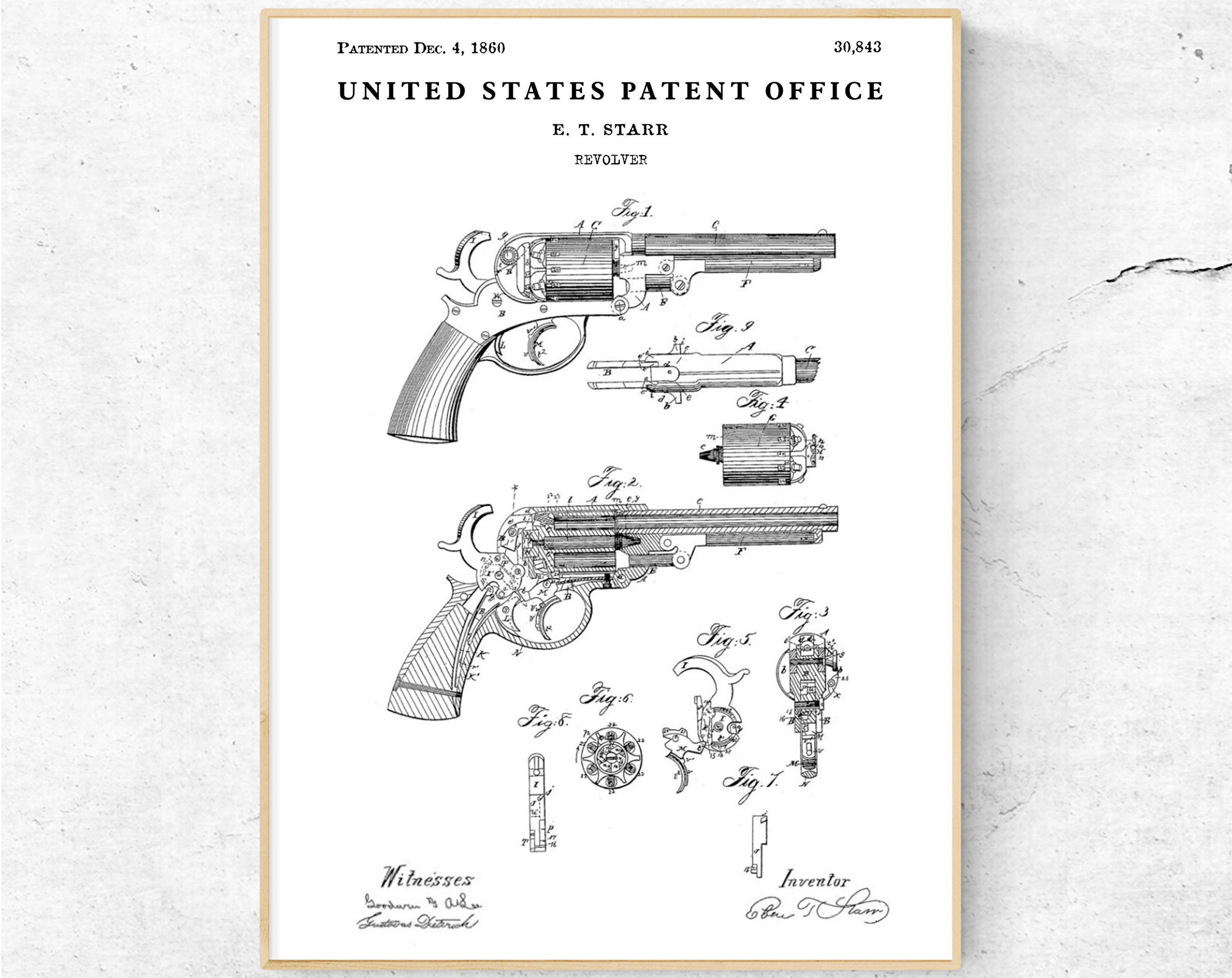 Revolver Technical Drawings
