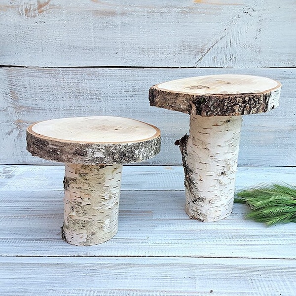 Wood Cake Stand - Etsy