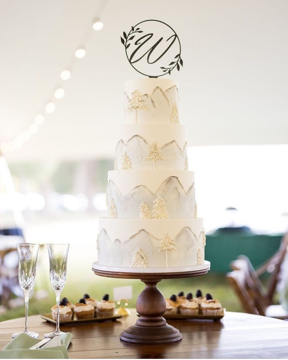 Unique Rustic Cake Plates