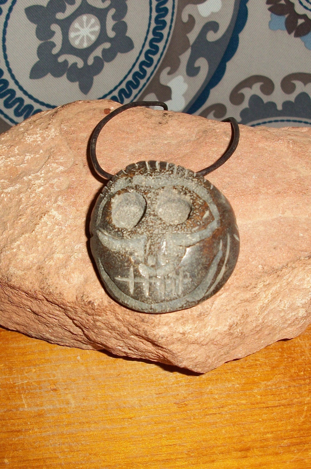 Primitive Folk Tribal Bone Amulet Necklace - Etsy