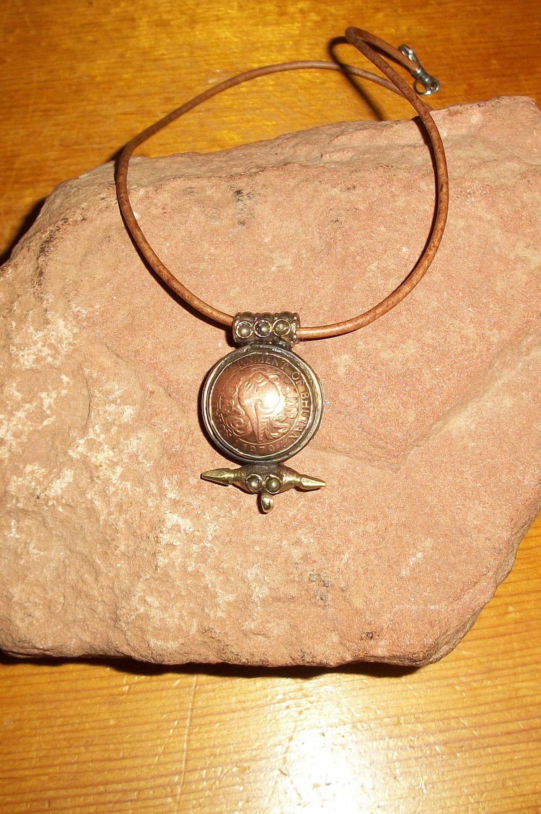 Old Buddhist Tibetan Copper Amulet Necklace - Etsy