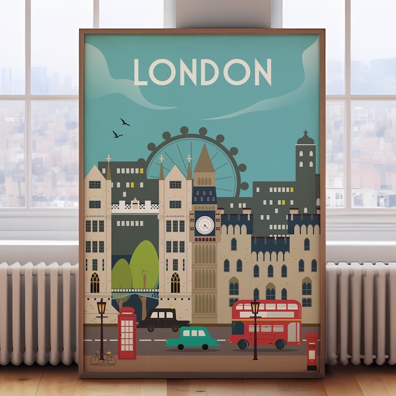 London Poster - Etsy UK