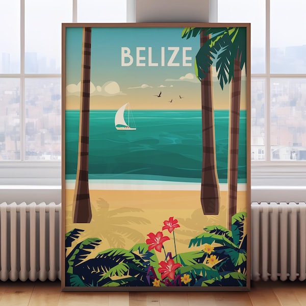 Belize Poster - Etsy