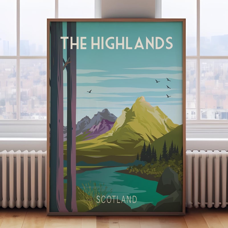 Scottish Highlands - Etsy