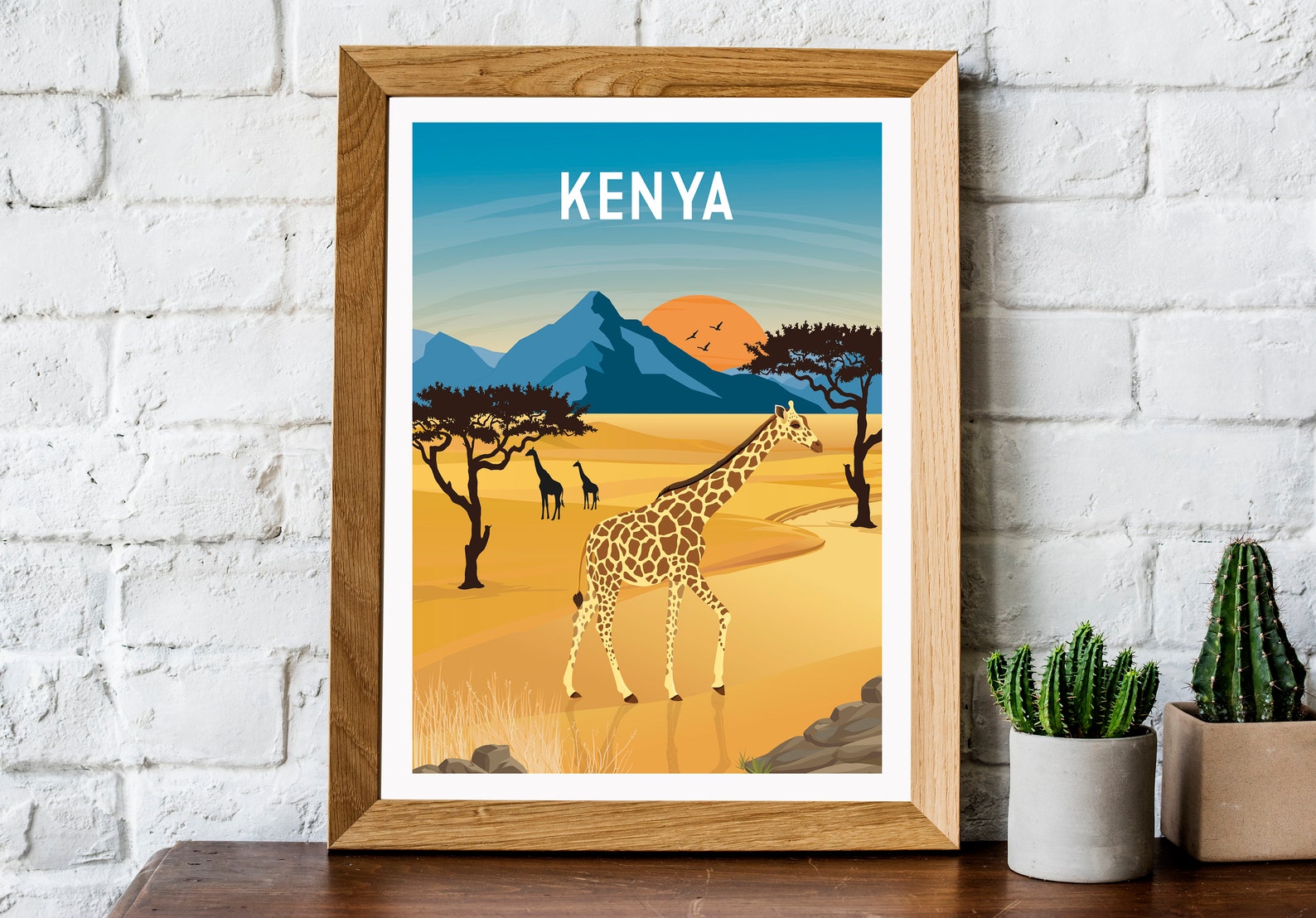 Kenya Travel Poster Kenya Travel Print Kenya Wall Art Kenya - Etsy