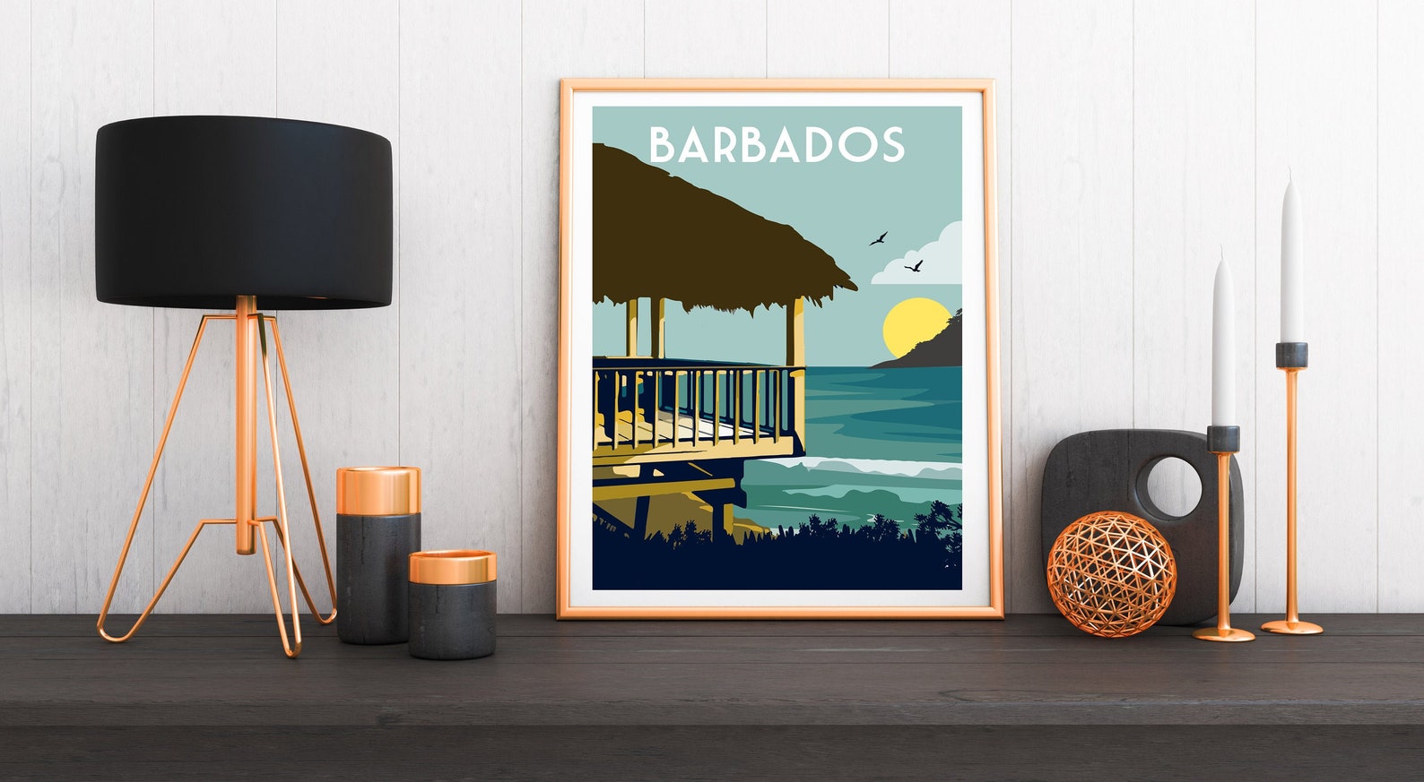 Barbados print Barbados poster Barbados wall art Barbados | Etsy