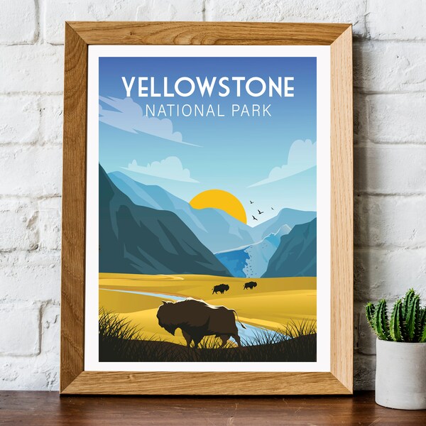 Yellowstone Poster - Etsy