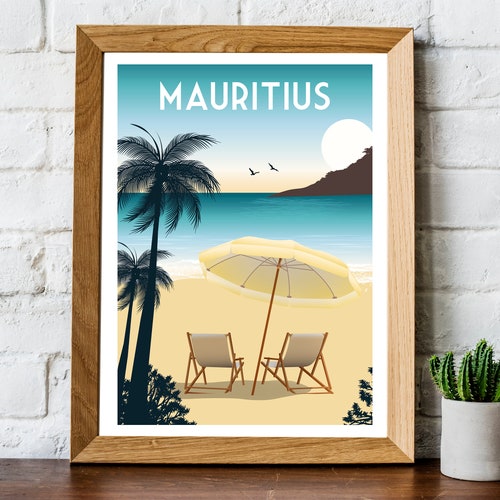 Mauritius Poster Print | Etsy