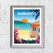 Barbados Print, Barbados Poster, Barbados Wall Art, Barbados Travel ...