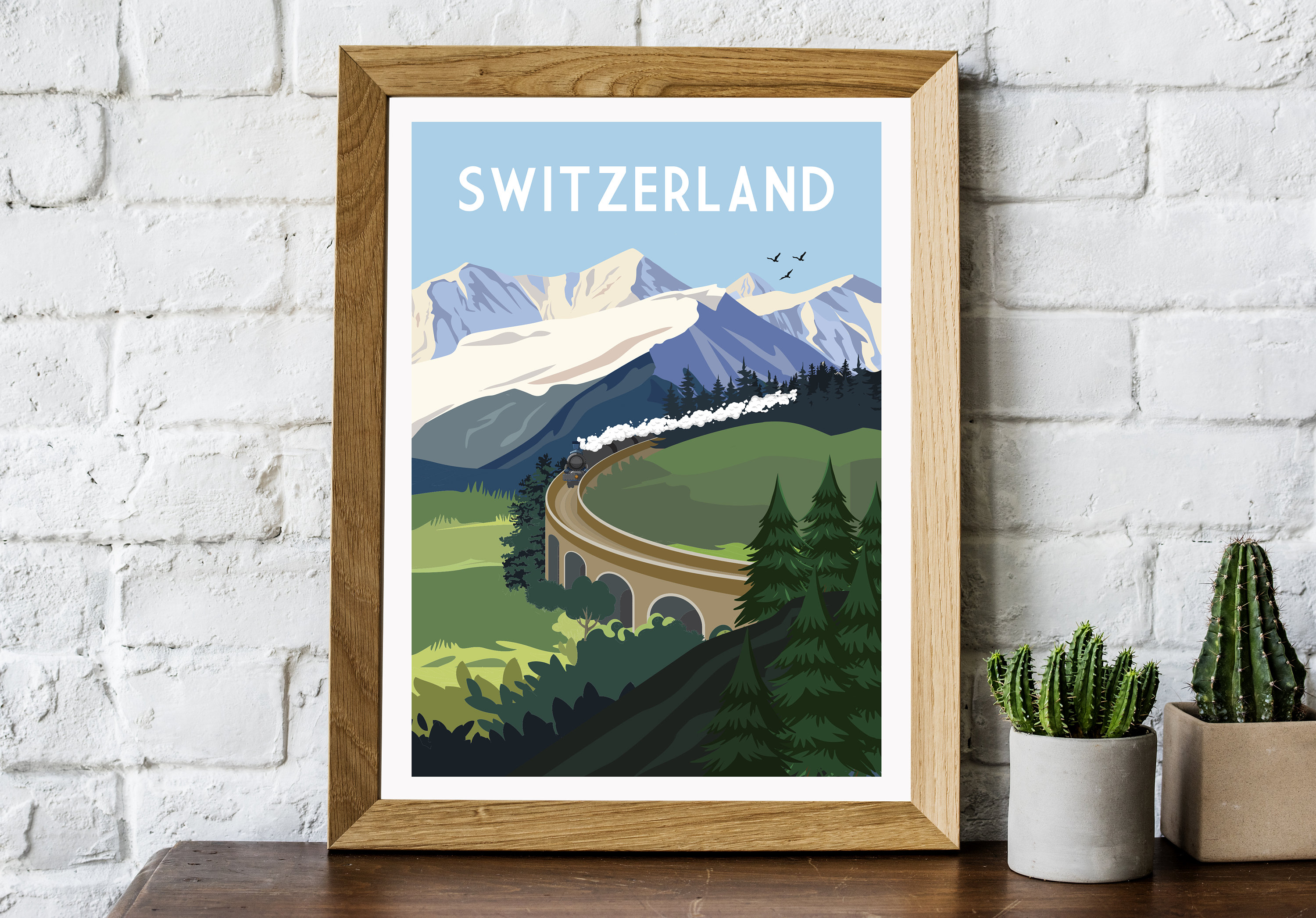 Switzerland Poster Switzerland Travel Print Switzerland | Etsy