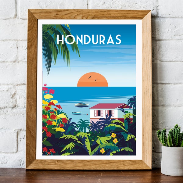 Honduras Poster Print - Etsy
