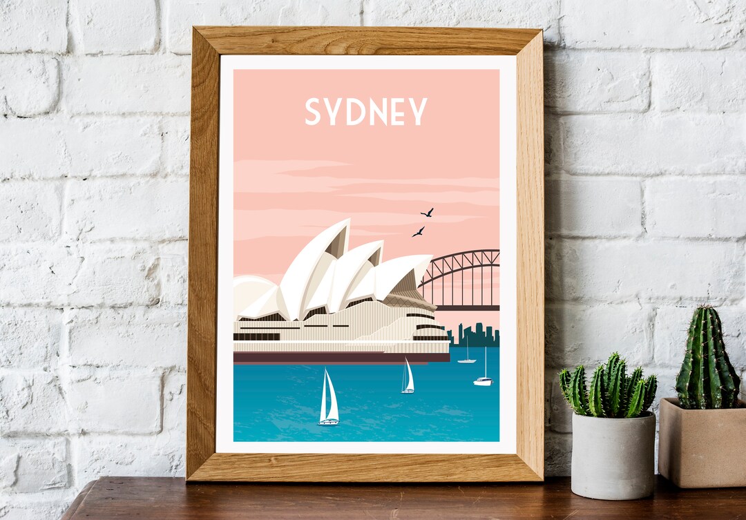Sydney Print, Australia Print, Sydney Travel Poster, Sydney Poster ...