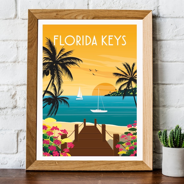 Florida Keys Poster - Etsy