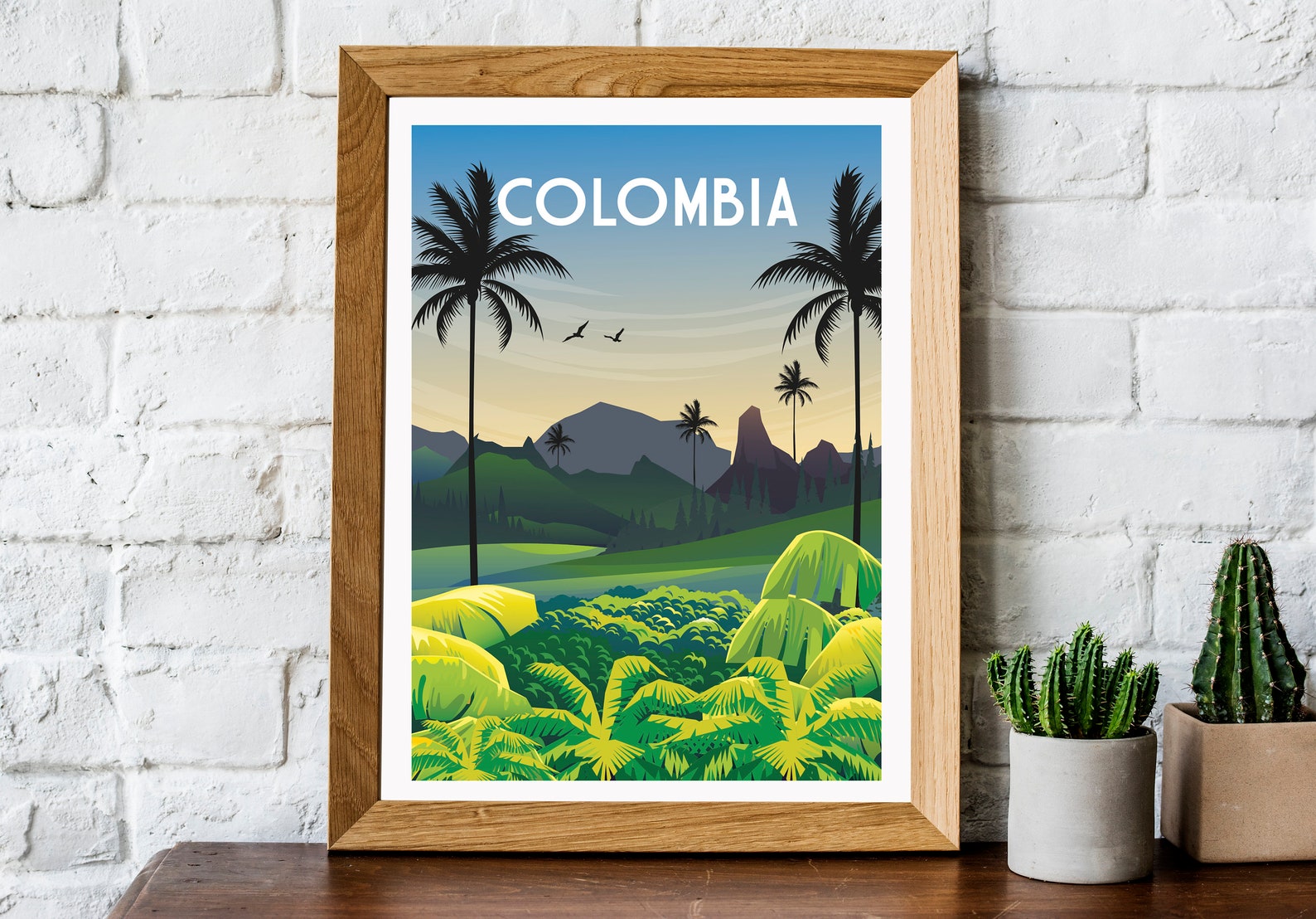 Colombia Print Colombia Travel Poster Colombia Travel Print - Etsy