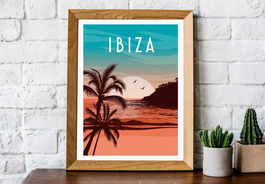 Ibiza Travel Poster Ibiza Print Ibiza Travel Print Ibiza - Etsy