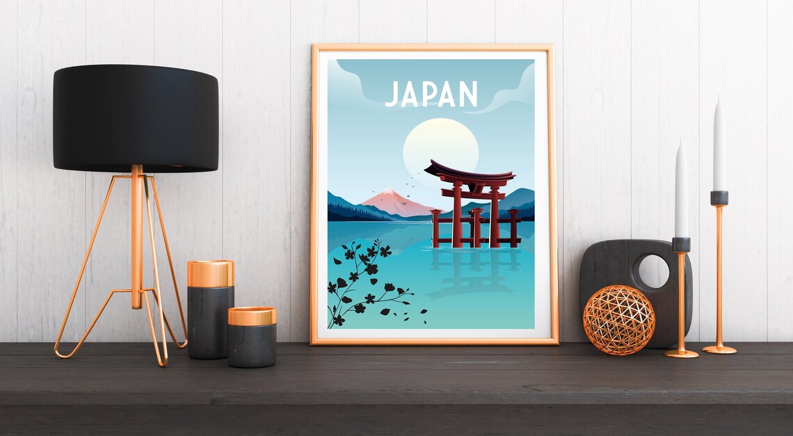 Japan print Japan travel poster Japan poster Japan travel | Etsy