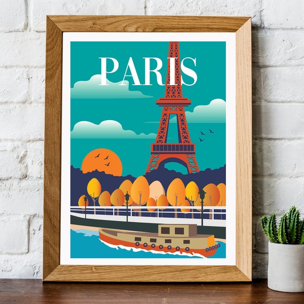 Paris Poster - Etsy