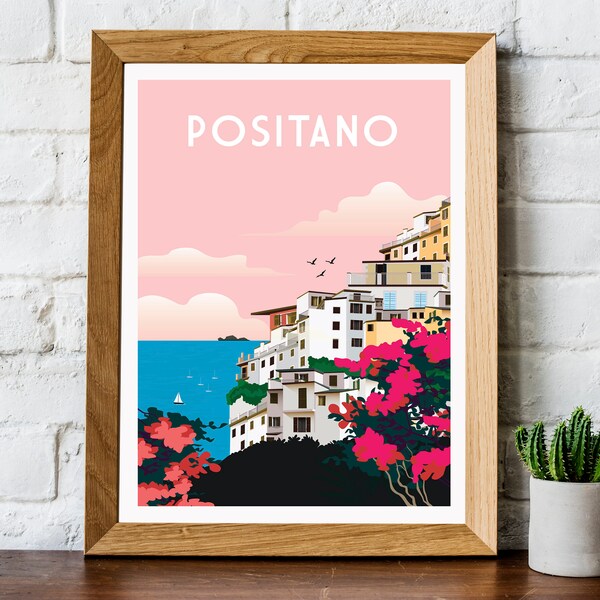 Positano Print - Etsy UK