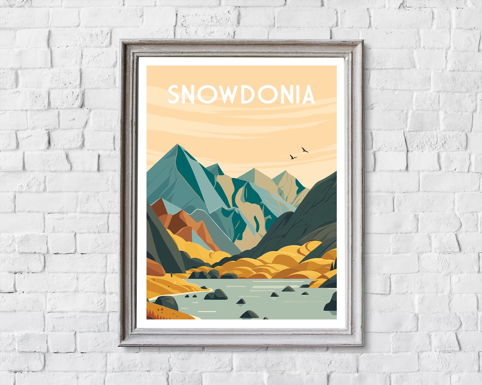 Snowdonia Poster Snowdonia Print Snowdonia Travel Poster - Etsy UK