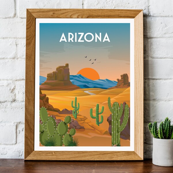 Arizona Poster - Etsy