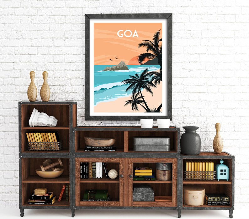 Goa Print India Travel Poster Goa Travel Print Goal Poster - Etsy UK