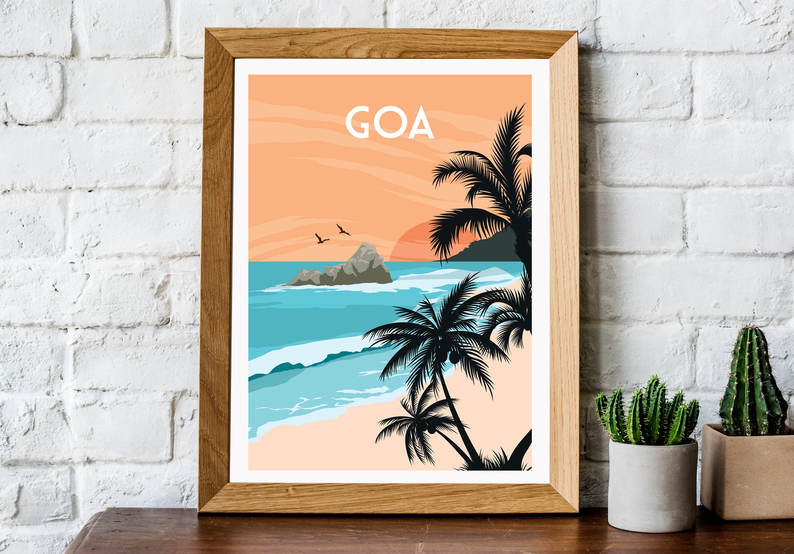 Goa Print India Travel Poster Goa Travel Print Goal Poster - Etsy UK