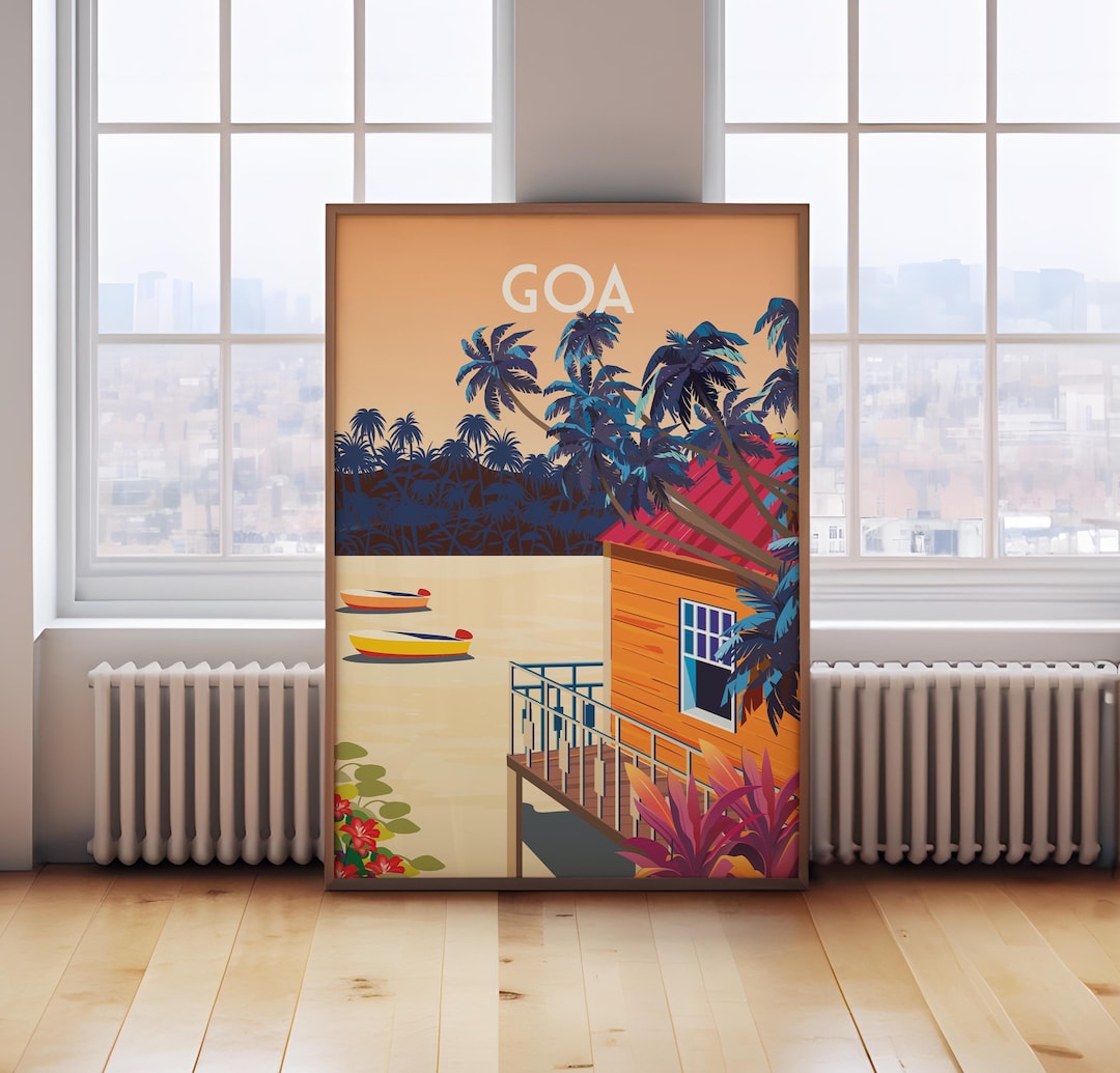 Goa Print, India Travel Poster, Goa Travel Print, Goa Poster, India ...