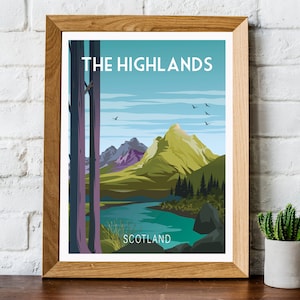 Scotland Poster - Etsy