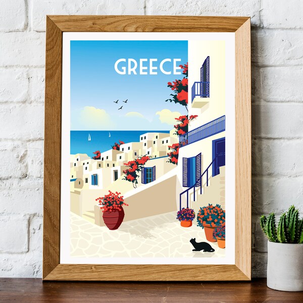 Greece Poster - Etsy