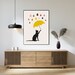Retro Cat Print Cat Wall Art Cat Poster Cat Gift Cat - Etsy