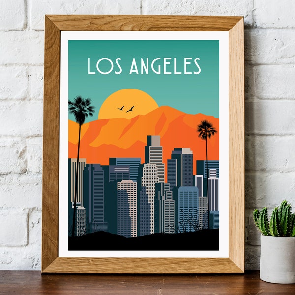 Los Angeles Poster - Etsy
