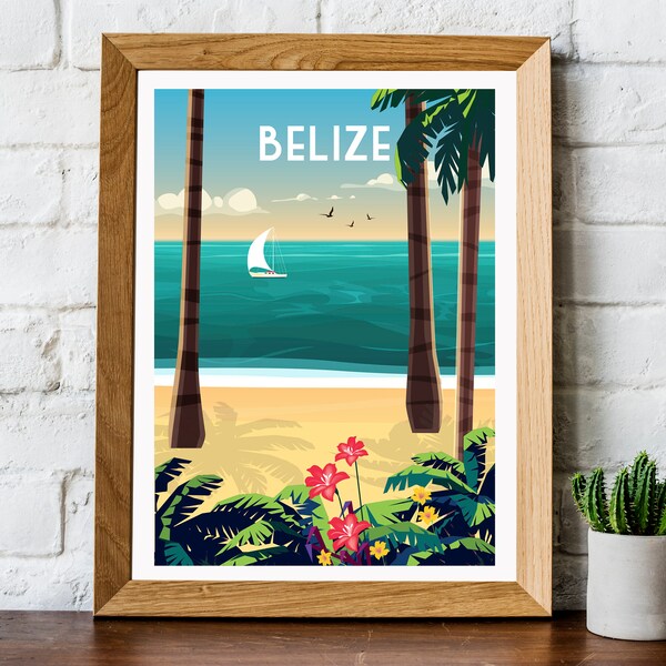 Belize Poster - Etsy