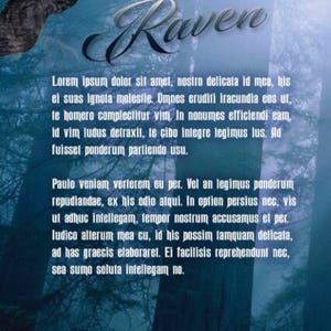 Premade Book Covers, Printed Book Covers, Ebook Covers, Raven - Etsy