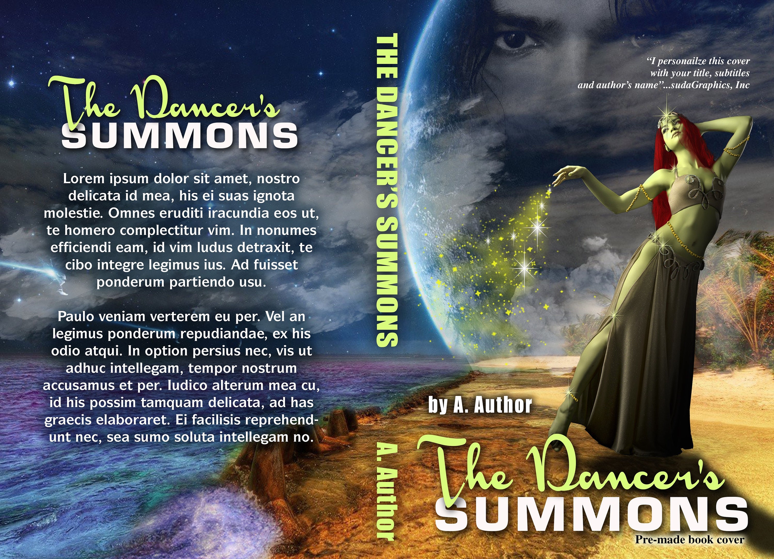 Scifi Fantasy Premade Book Covers, Printed Book Covers, Ebook Covers ...