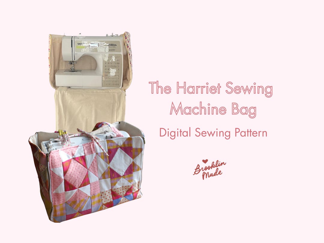 The Harriet Sewing Machine Bag PDF Pattern | Video Tutorial - Etsy
