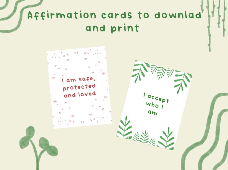 Affirmation Flashcards, PDF, Digital Download, Printable - Etsy