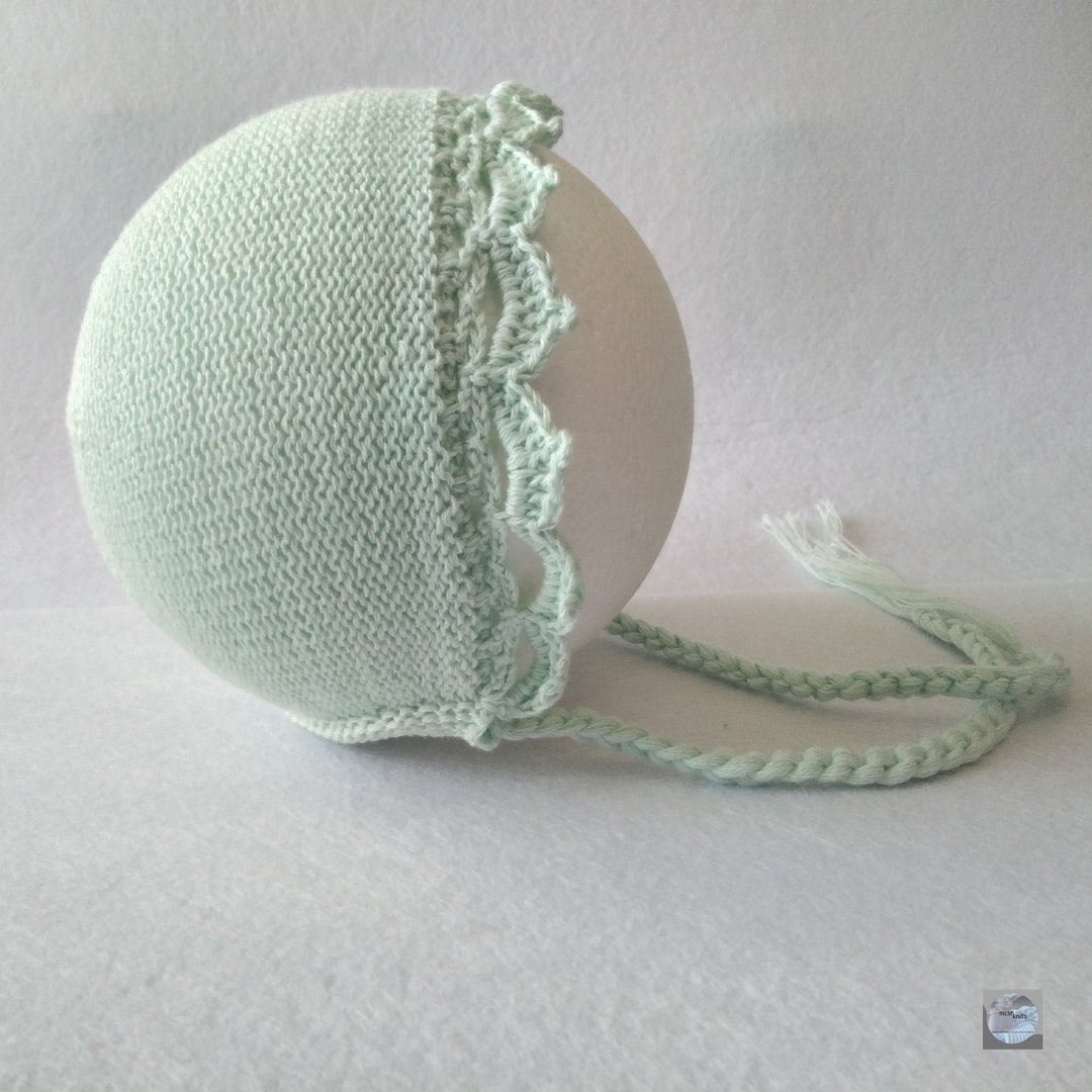Machine Knitting Pattern Spring Bonnet - Etsy